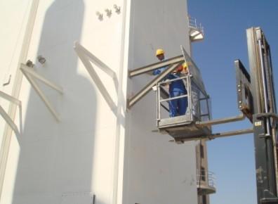 Technex::On-site installation of stair platforms for cold box of ASU 4500.